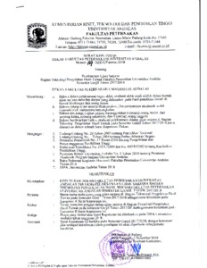 SK Ujian Sarjana (Komprehensif) BKI. TPHT Semester Ganjil 2018/2019 - Document Repository ...